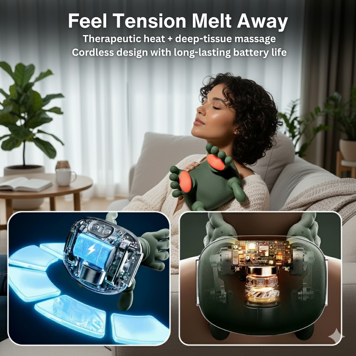 CerviCare Pro ⥋ Heat-Therapy Massager – Revuera™